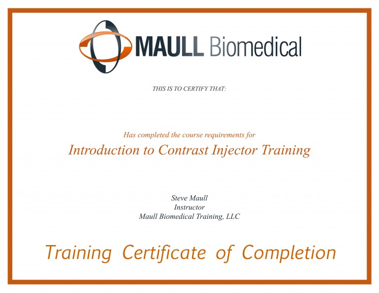 Training Certificates